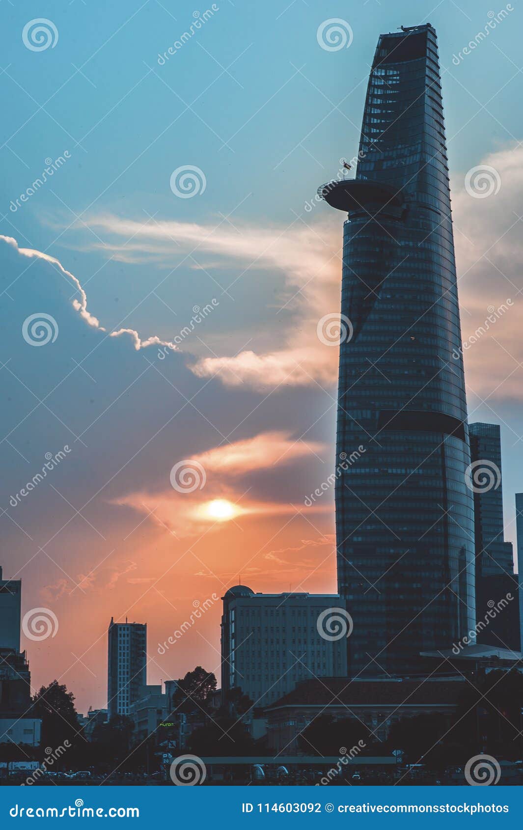 Photo Of Buildings During Sunset Picture. Image: 114603092