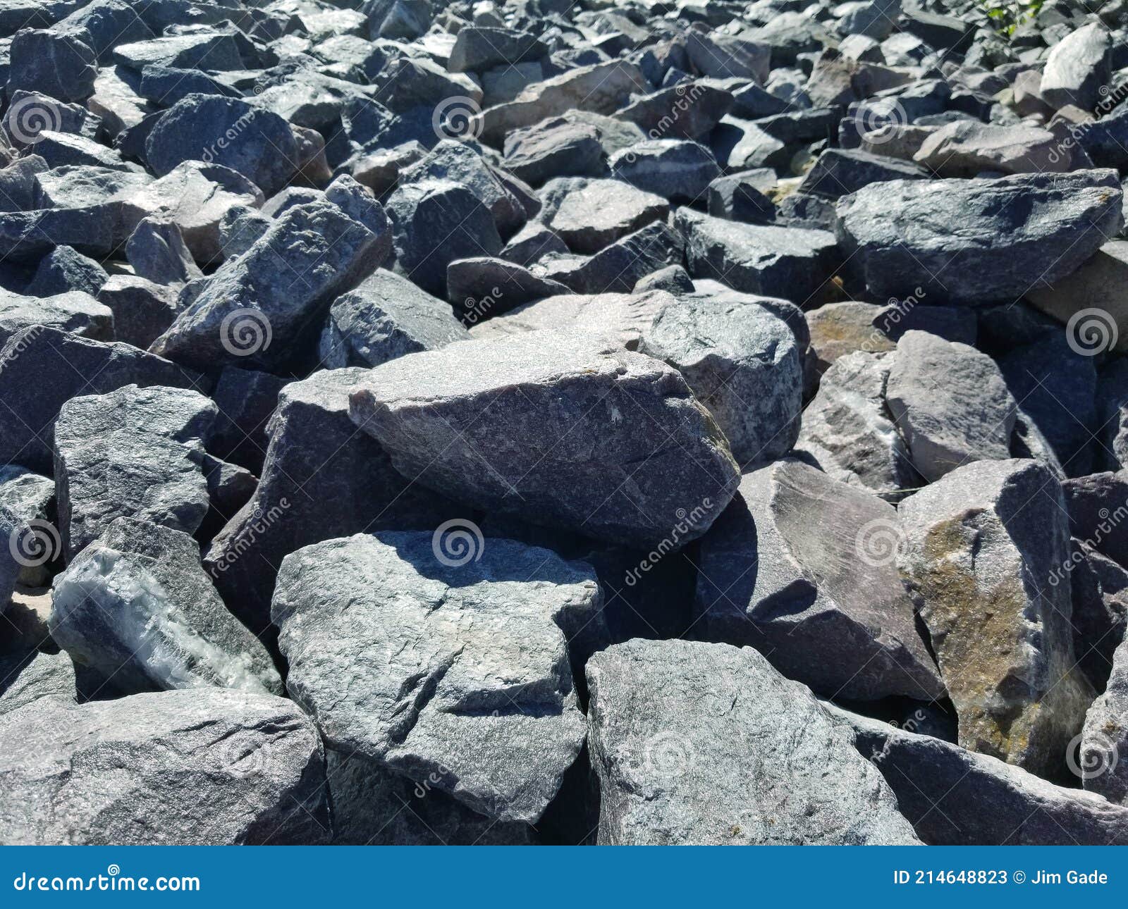 Photo of a Bunch of Large and Small Rocks Stock Image - Image of large ...