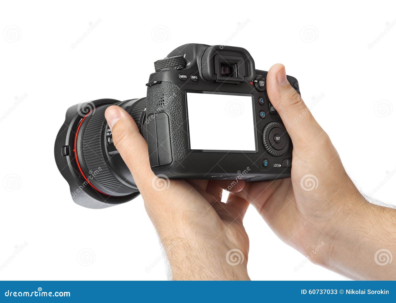 Photo camera in hand stock image. Image of hand, abstract - 60737033