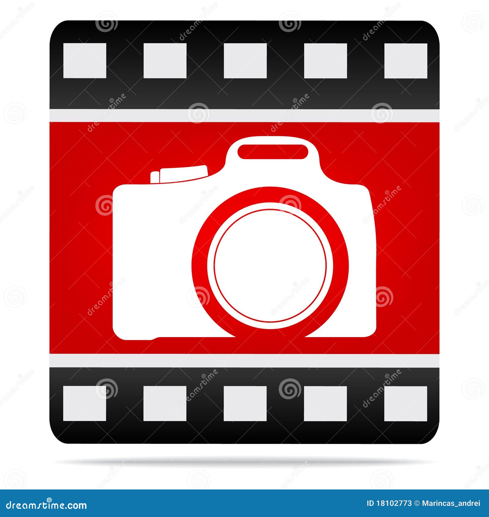 Photo camera icon stock vector. Illustration of photographer - 18102773