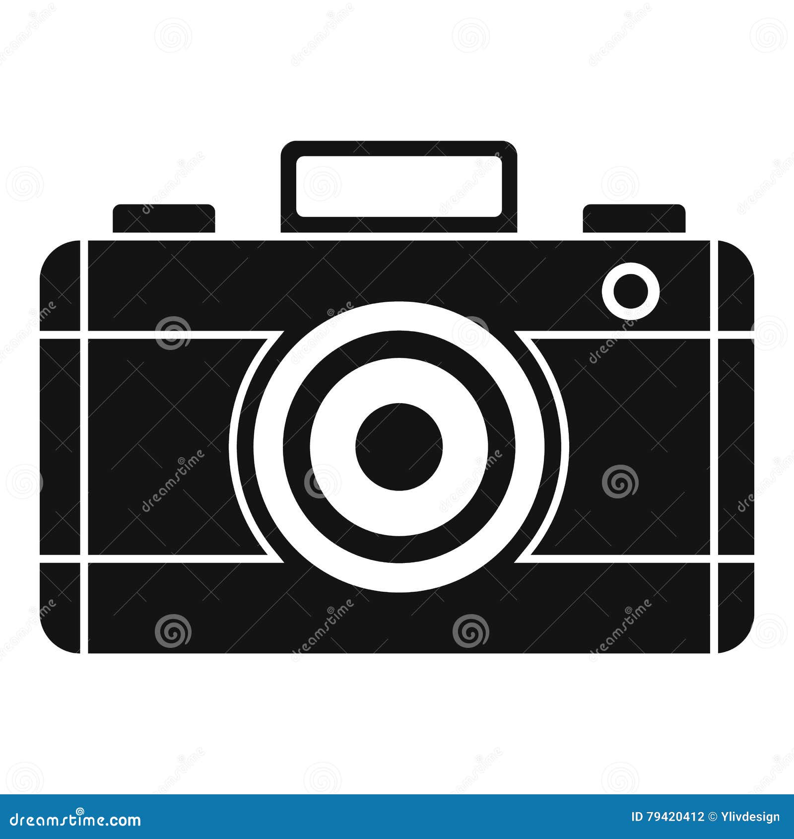 Photo Camera Icon, Simple Style Stock Vector - Illustration of creation ...