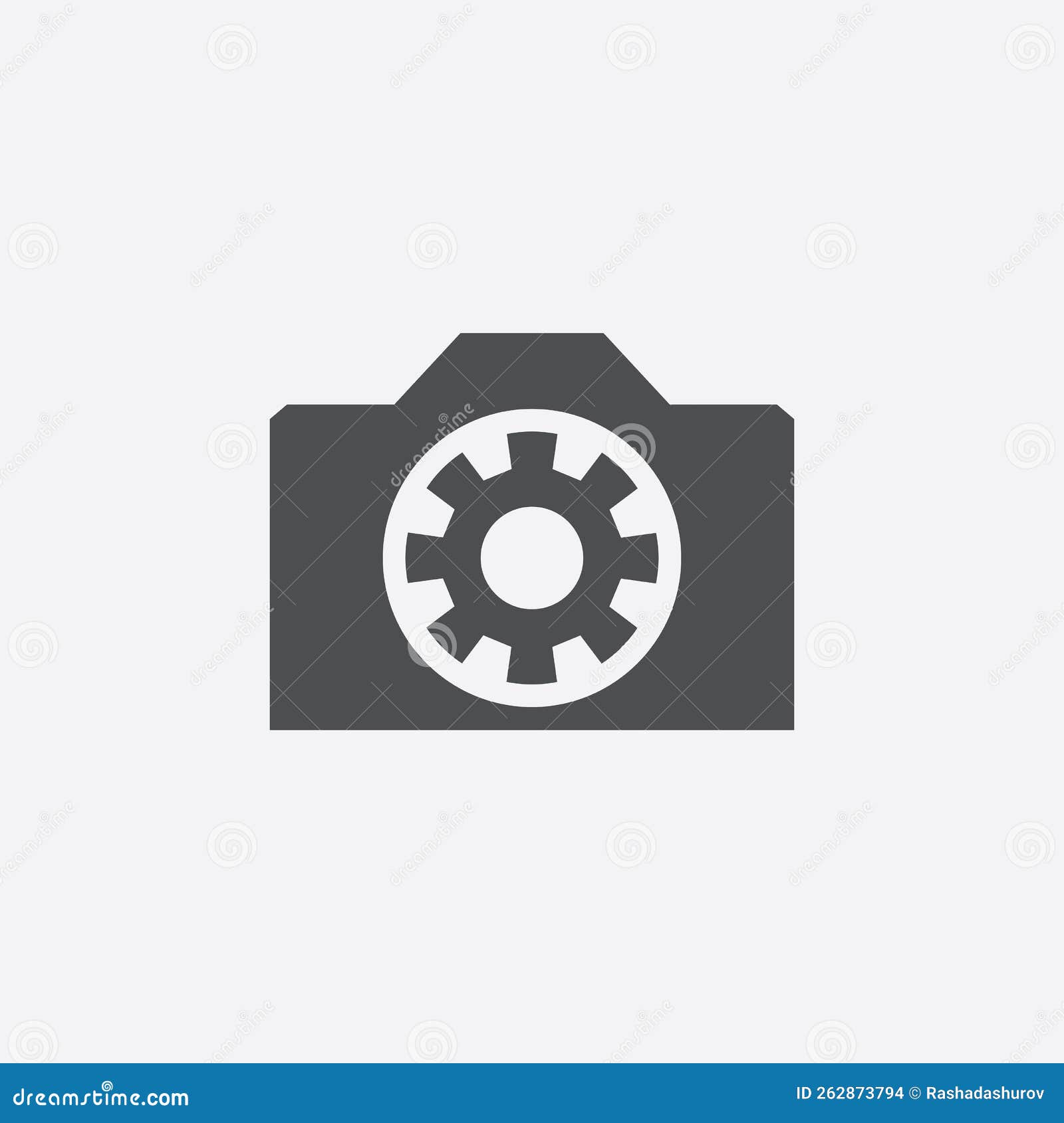 Photo camera icon stock vector. Illustration of film - 262873794