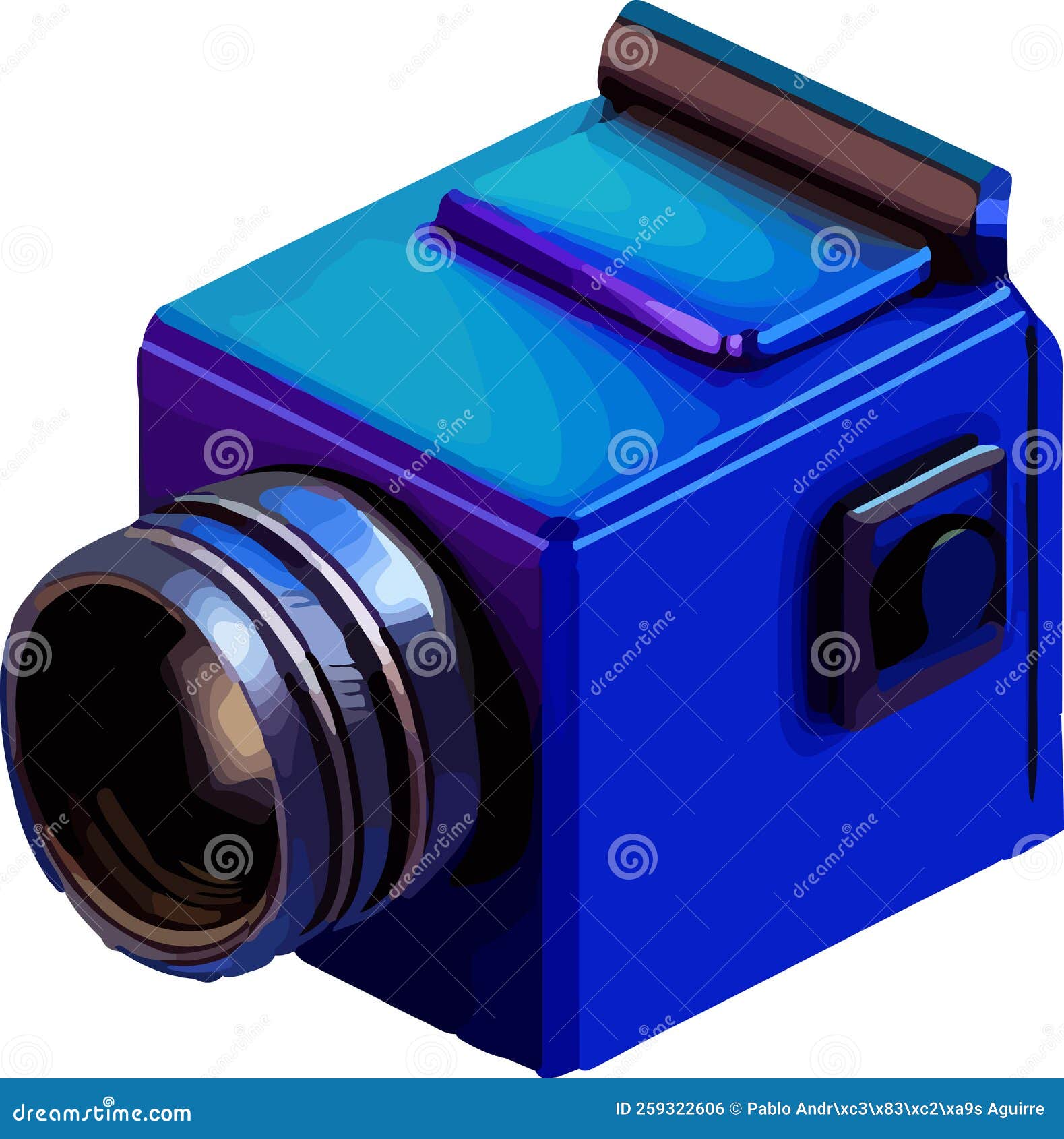 Photo Camera. Isolated Camera. Isometric Camera. Vector Photo Camera ...