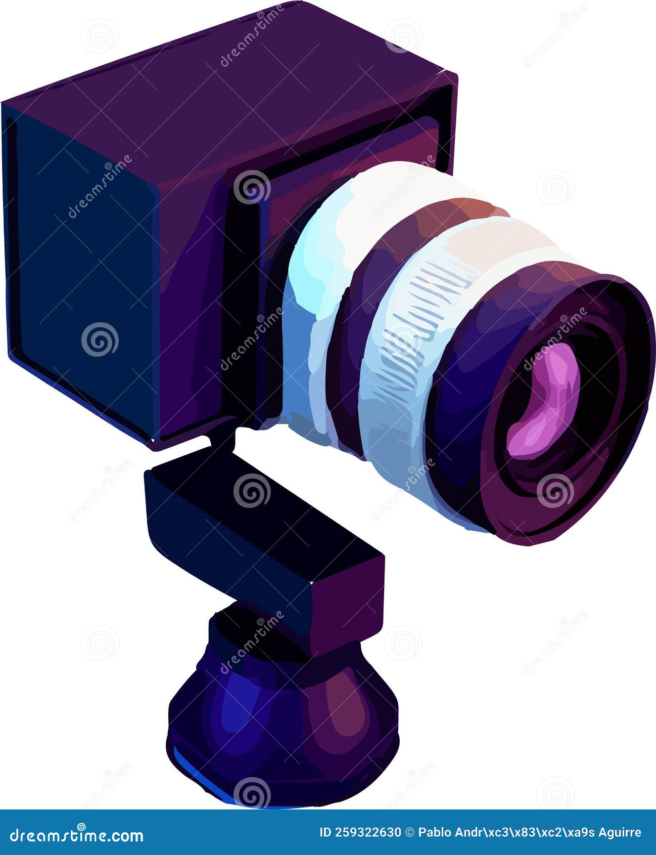 Photo Camera. Isolated Camera. Isometric Camera. Vector Photo Camera ...