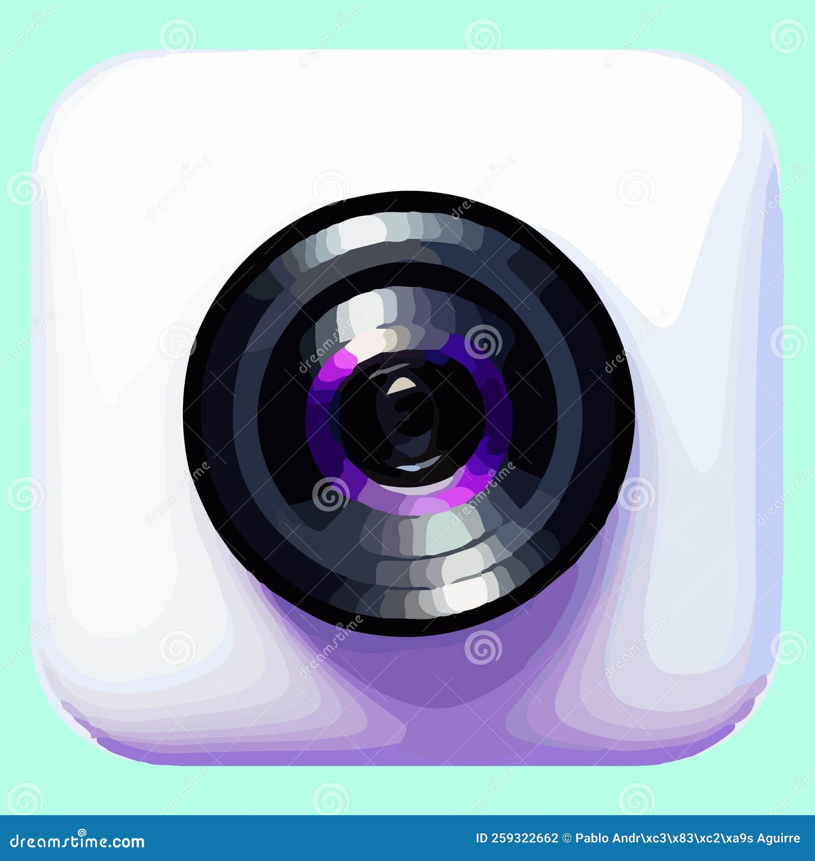 Photo Camera. Isolated Camera. Isometric Camera. Vector Photo Camera ...