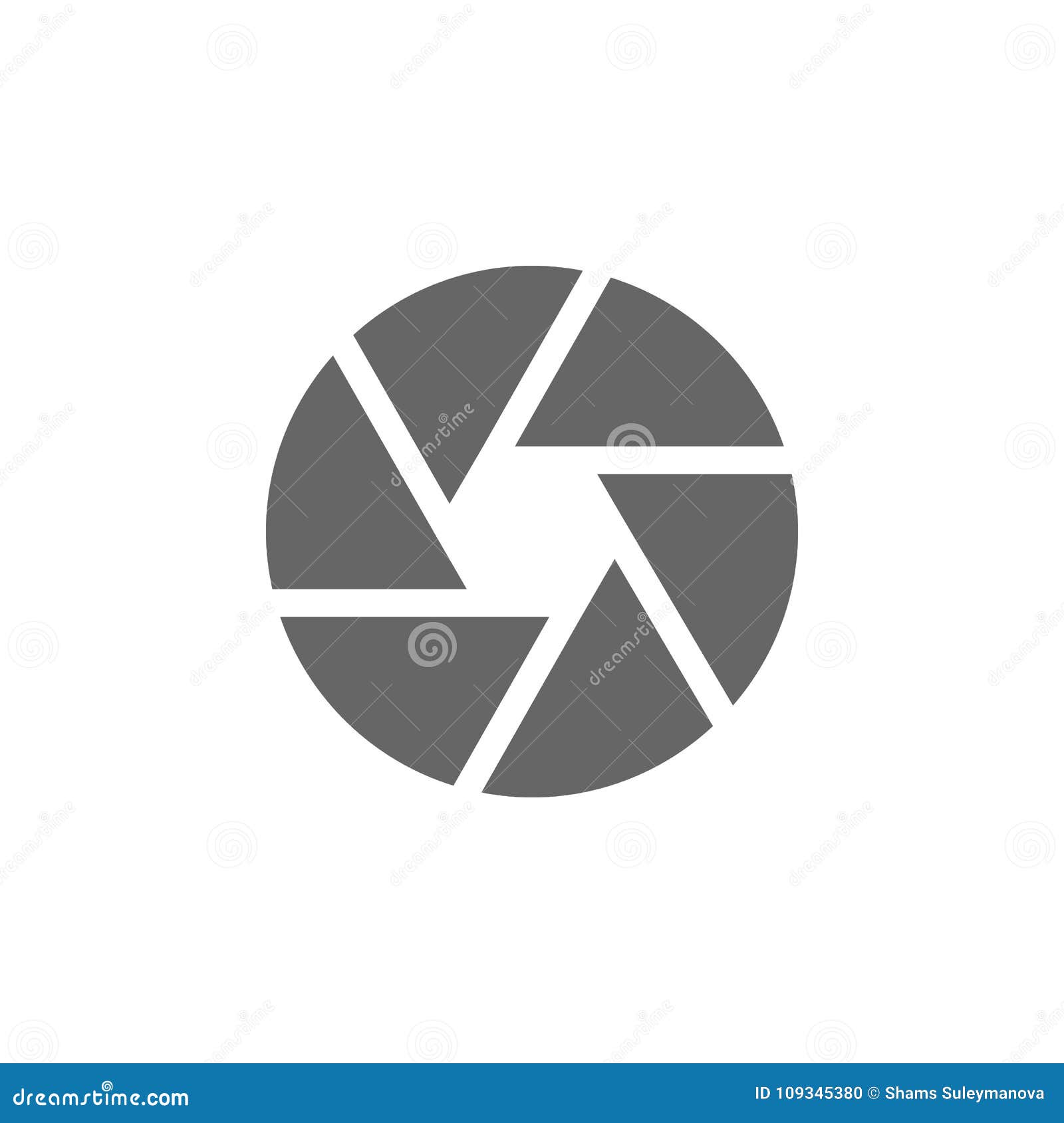 Photo Camera Shutter Icon. Simple Element Illustration. Symbol Design ...