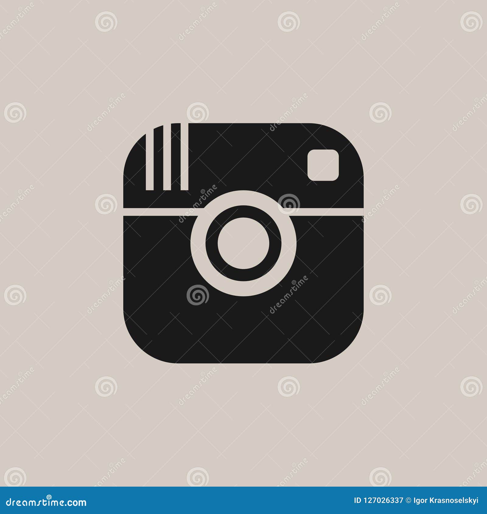 Photo Camera Icon. Social Media Icon. Instagram Icon. Instagram Logo ...