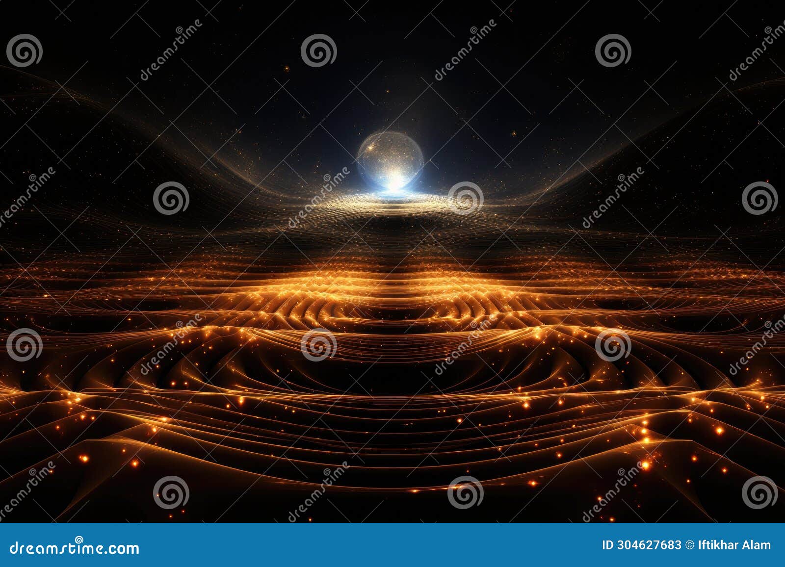 This Photo Captures a Computer-generated Image of a Futuristic Space ...