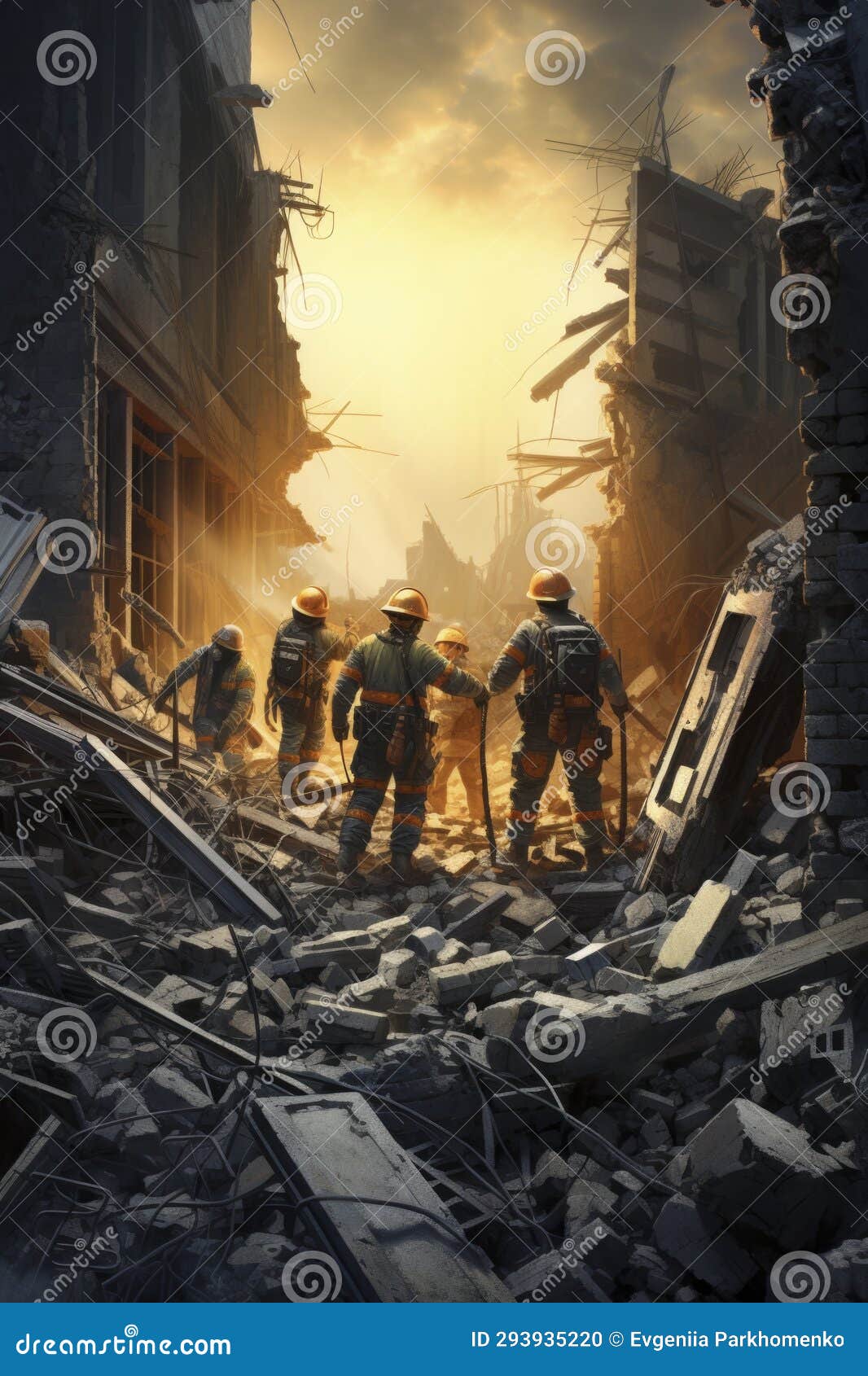 The Photo Captures a Grim Scenario Where Dedicated Rescuers are ...