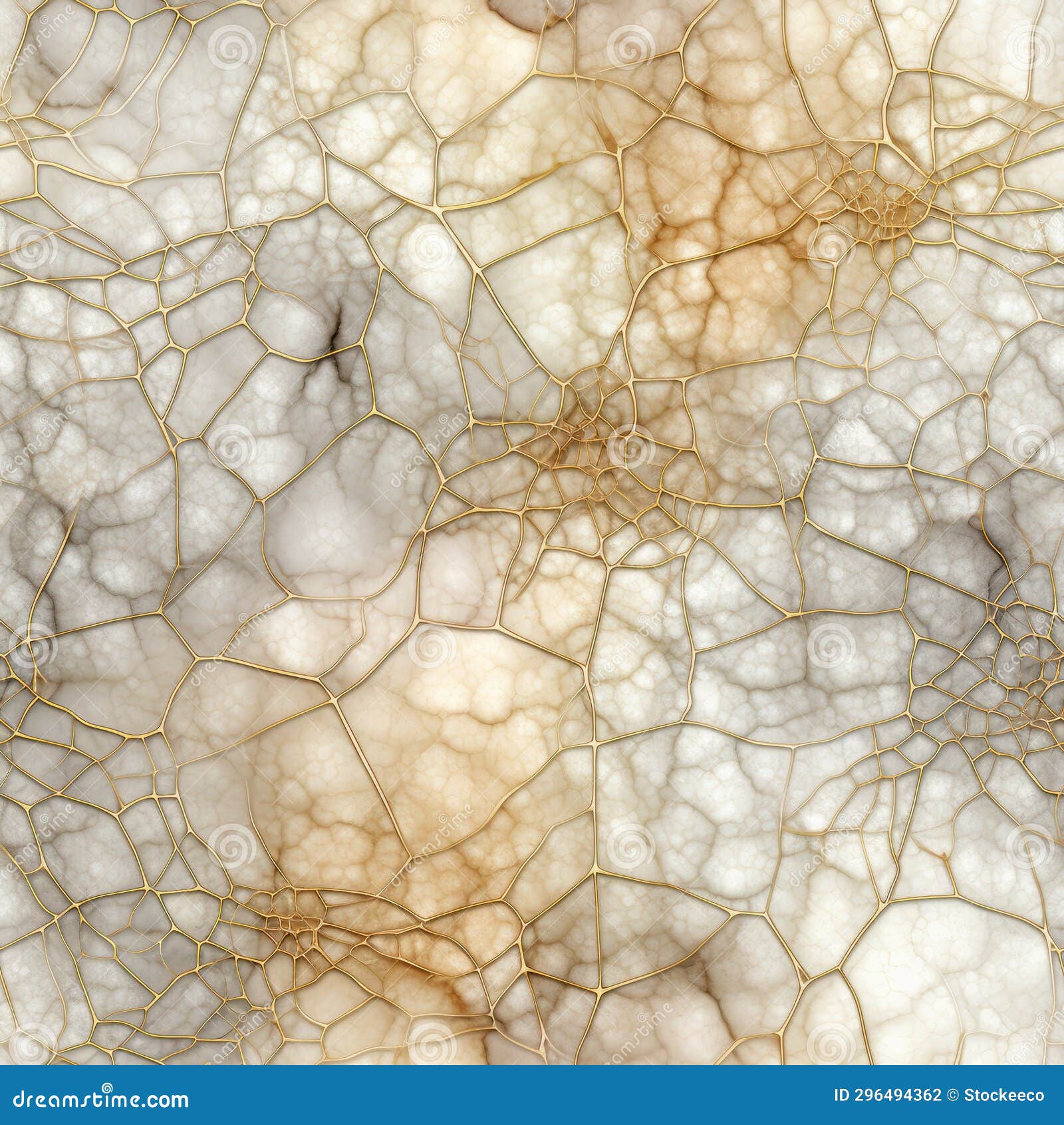 Intricate Kintsugi Marble Texture in Silver and Amber Stock ...
