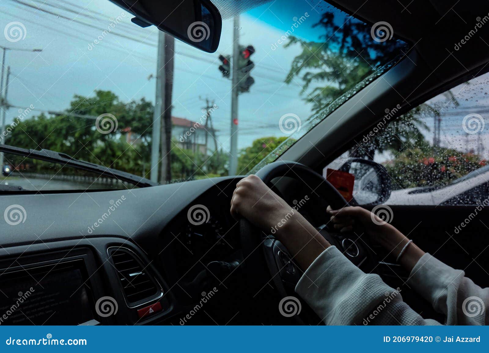 A Photo of Car Interior while Driving Stock Photo - Image of intorior ...