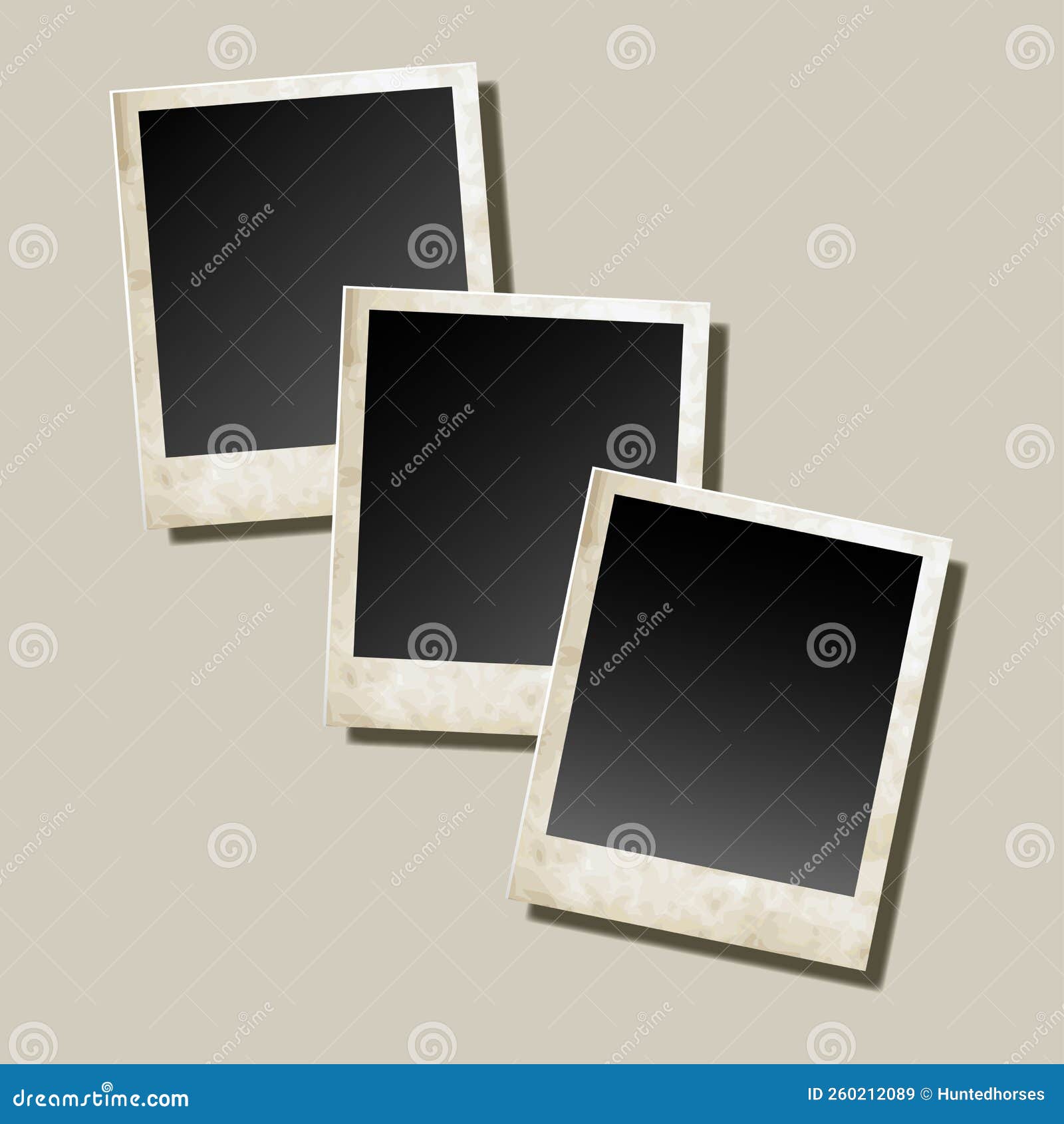 Photo card stock vector. Illustration of grunge, advertising - 260212089