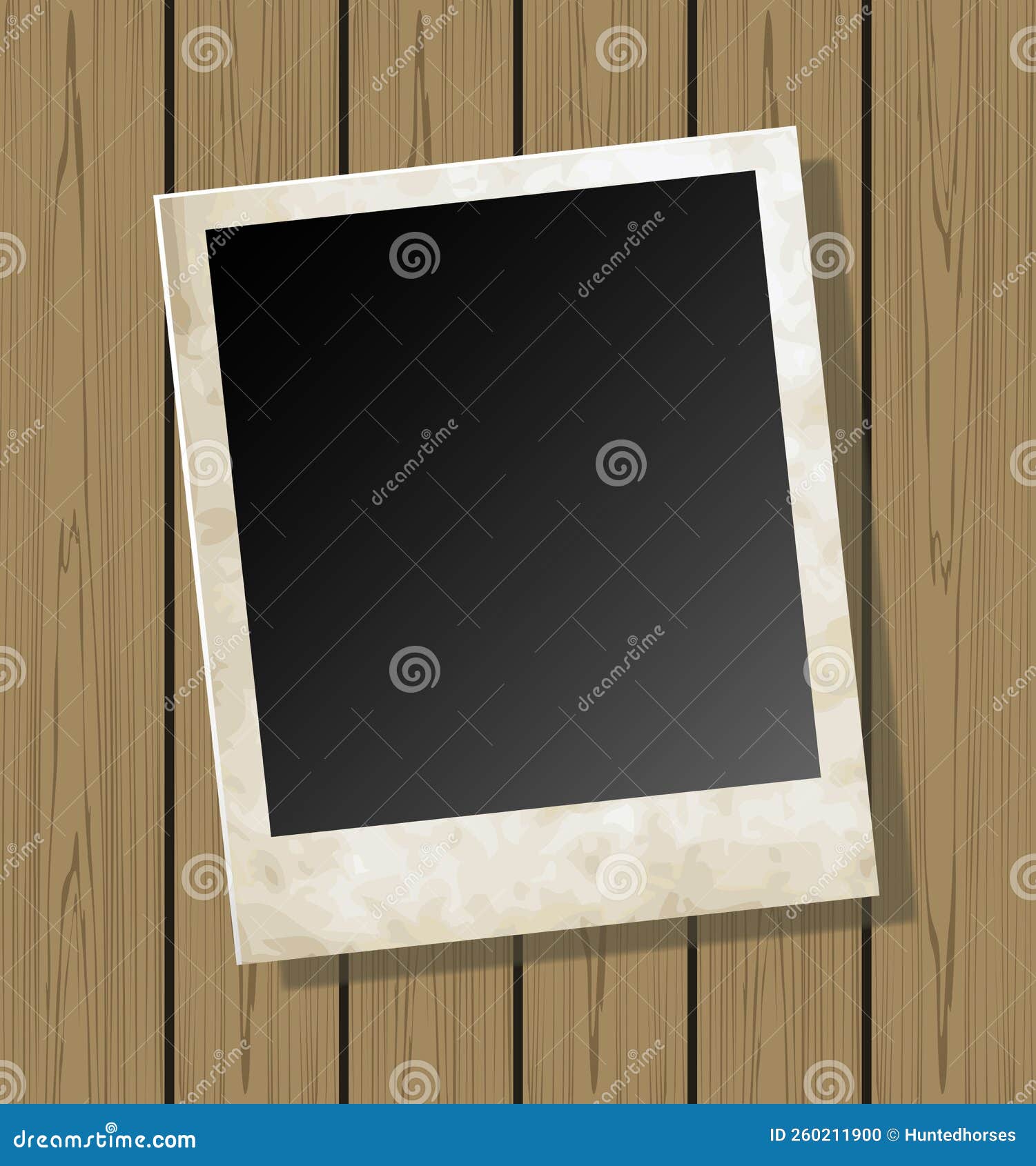 Photo card stock vector. Illustration of paper, grunge - 260211900