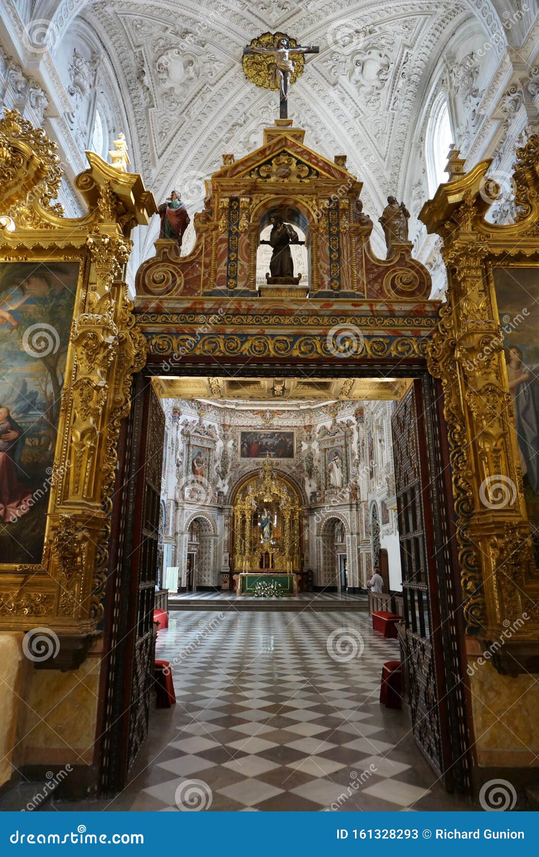 Cartuja Monastery in Granada Spain Stock Image - Image of catholic ...