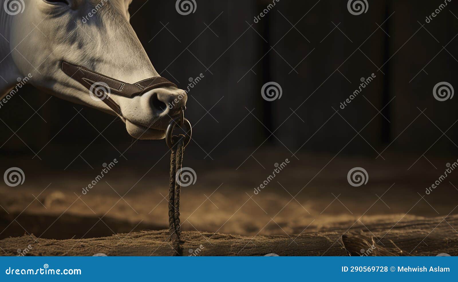 A Photo of a Cattle Nose Lead Stock Illustration - Illustration of ...