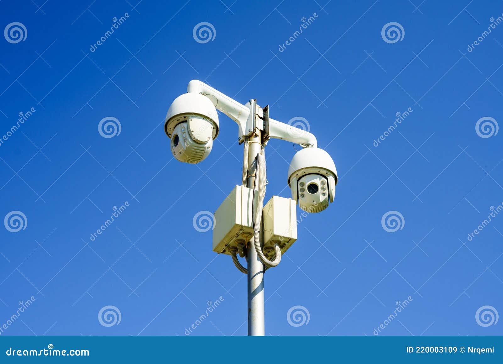 CCTV 360 Degree Rotatable Camera Security System Stock Image - Image of ...