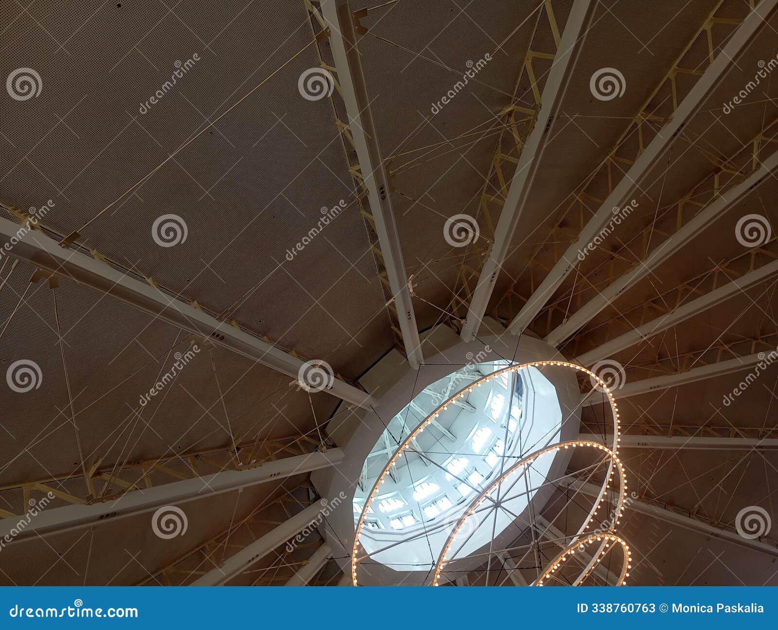 Photo Of The Ceiling Structure In A Mall Stock Image | CartoonDealer ...