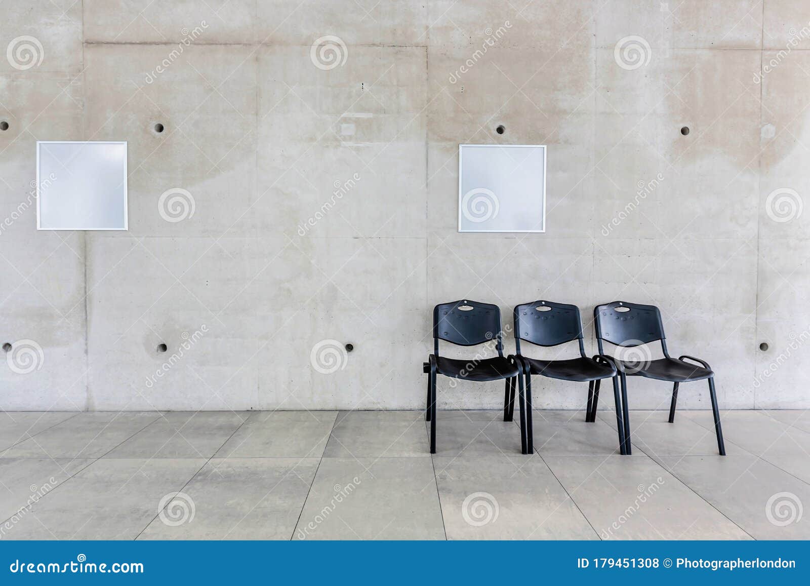 Photo of Chairs in Corridor at School Stock Photo - Image of light ...