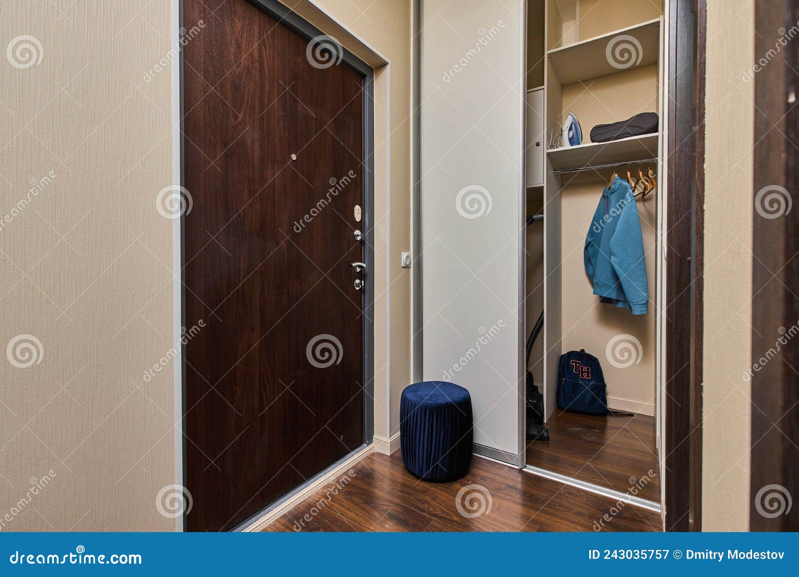 Photo of the Closet with a Vacuum Cleaner Inside Stock Image - Image of ...