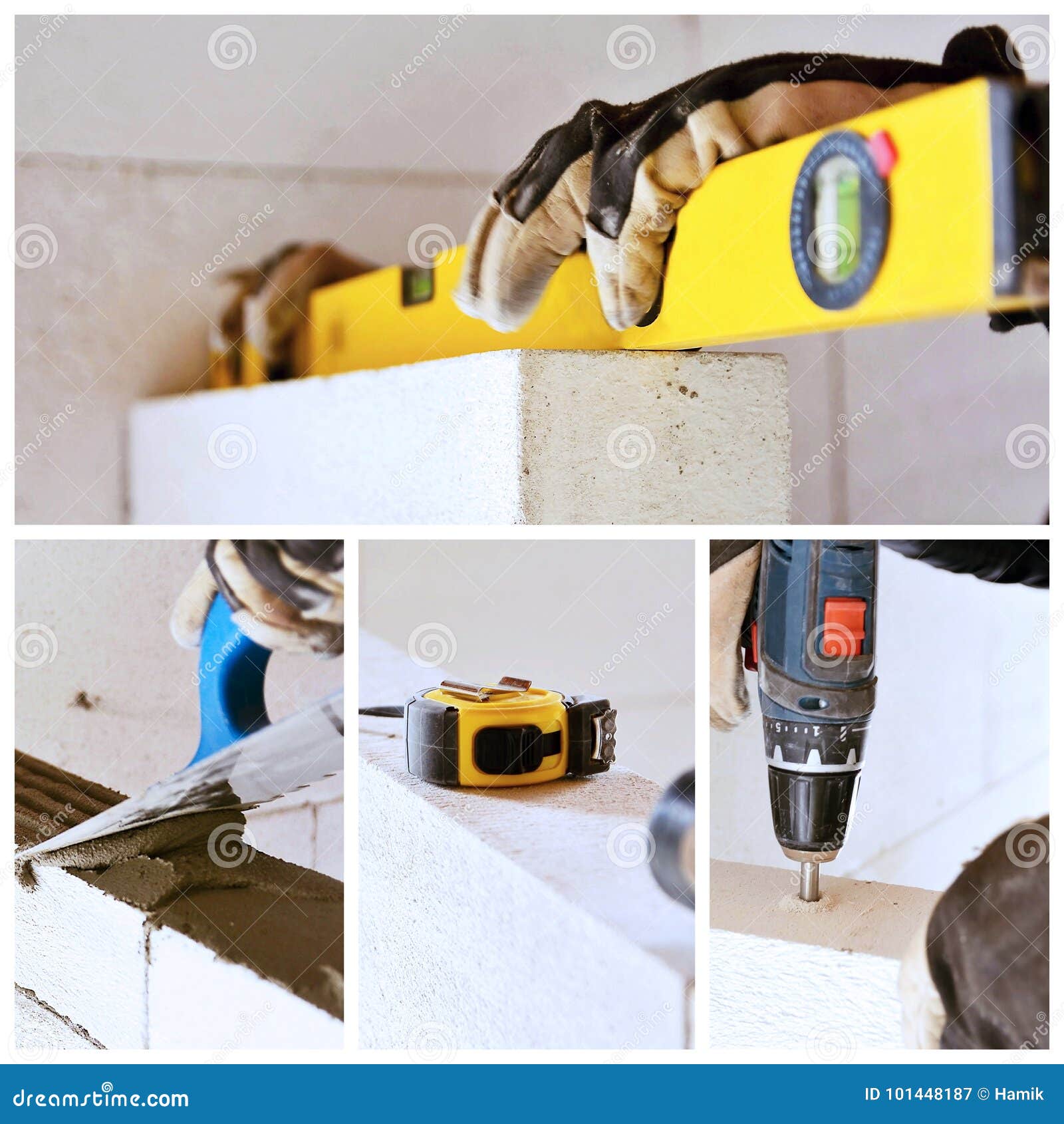House construction collage stock image. Image of close - 101448187