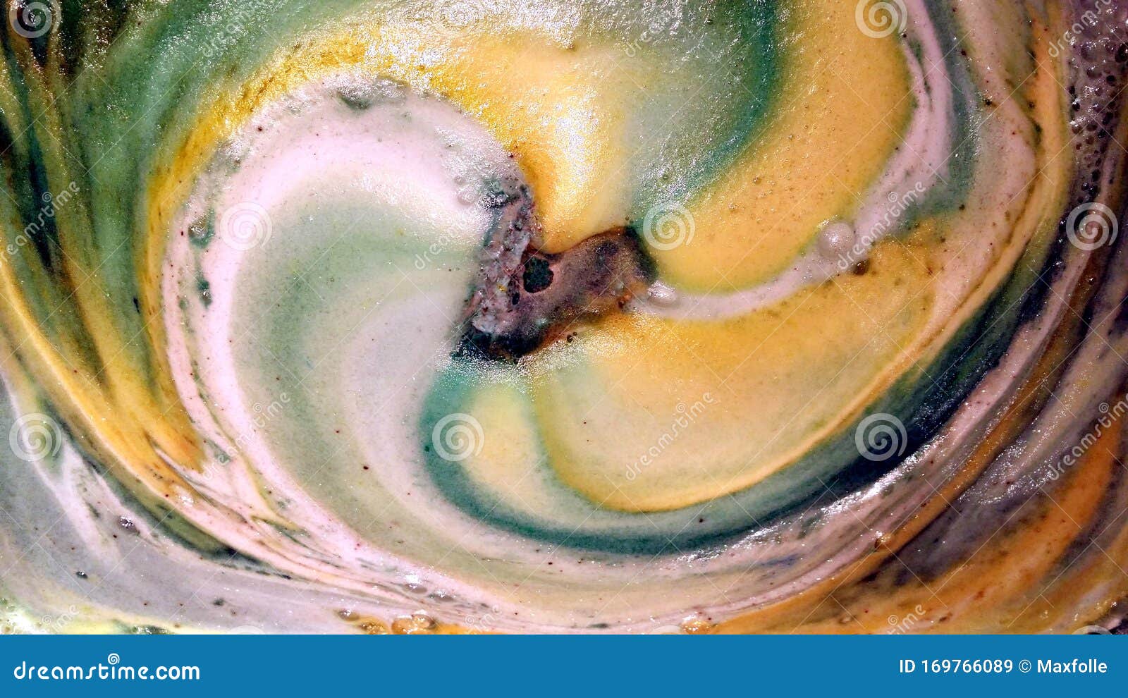 Color Experiments with Foam and Soap Bubbles Stock Image - Image of ...