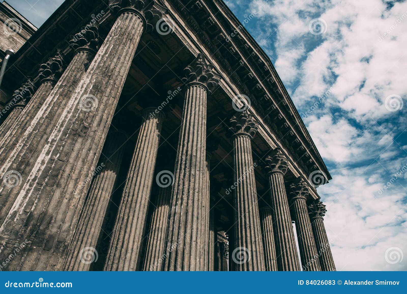 Photo of Composite Greek Style Columns Stock Image - Image of antique ...