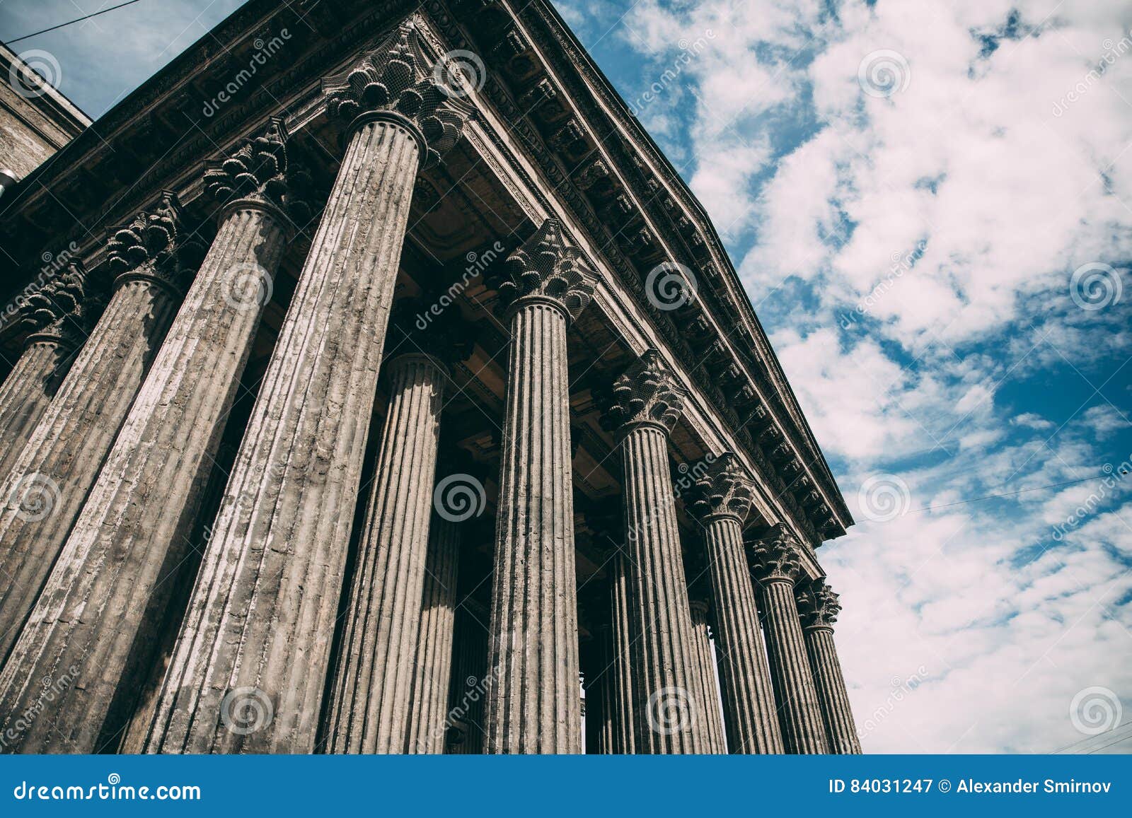 Photo of Composite Greek Style Columns Stock Image - Image of composite ...