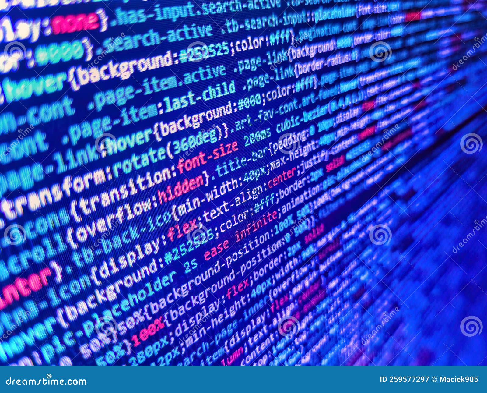 Photo Of Computer Digital Background Html Code On Lcd Screen Web Developer Html Code With Css