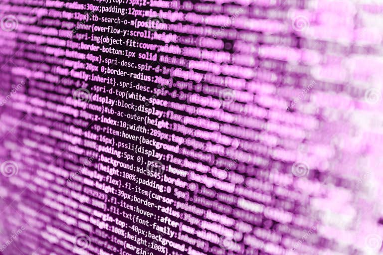 Photo of Computer Digital Background. Matrix Byte of Binary Data Rian Code Running Abstract ...