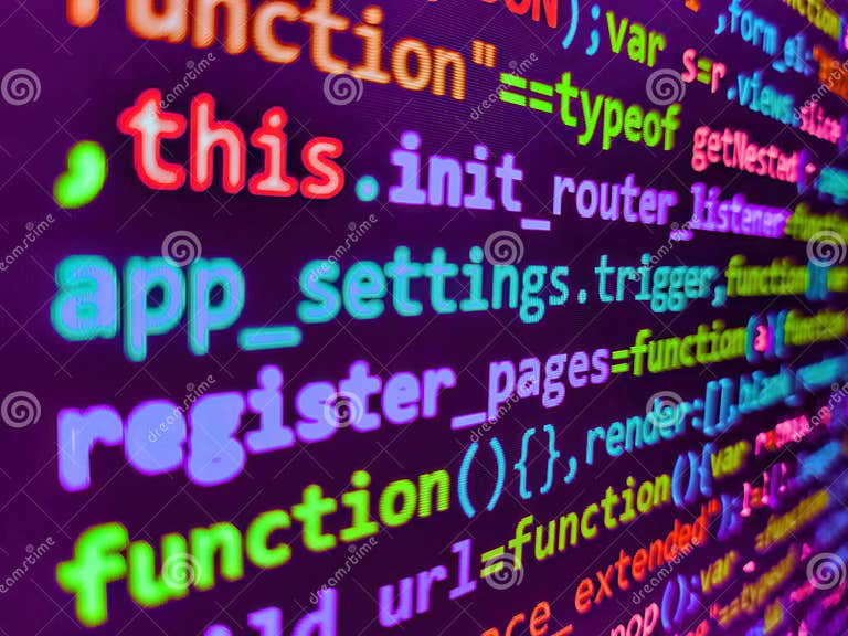 Photo Of Computer Digital Background Software Developer Programming