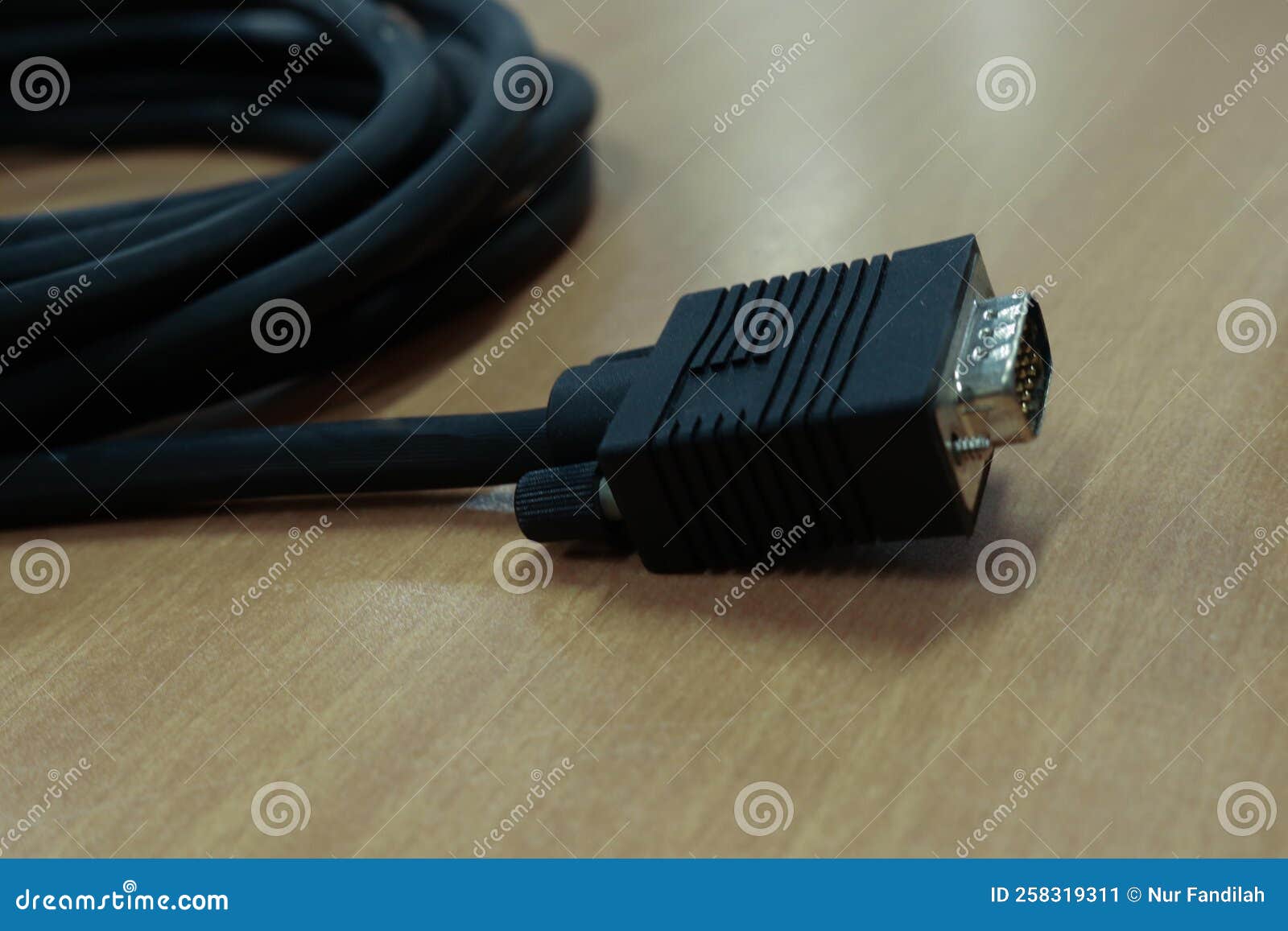 Photo Connector Cable or Often Called a VGA Cable, To Connect a ...