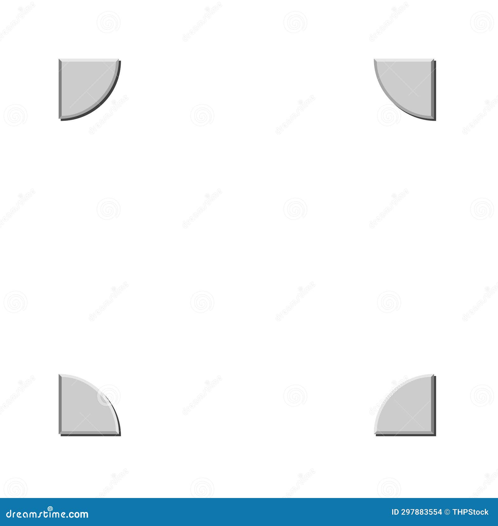 Photo Corners Square Vector Stock Vector - Illustration of vintage ...