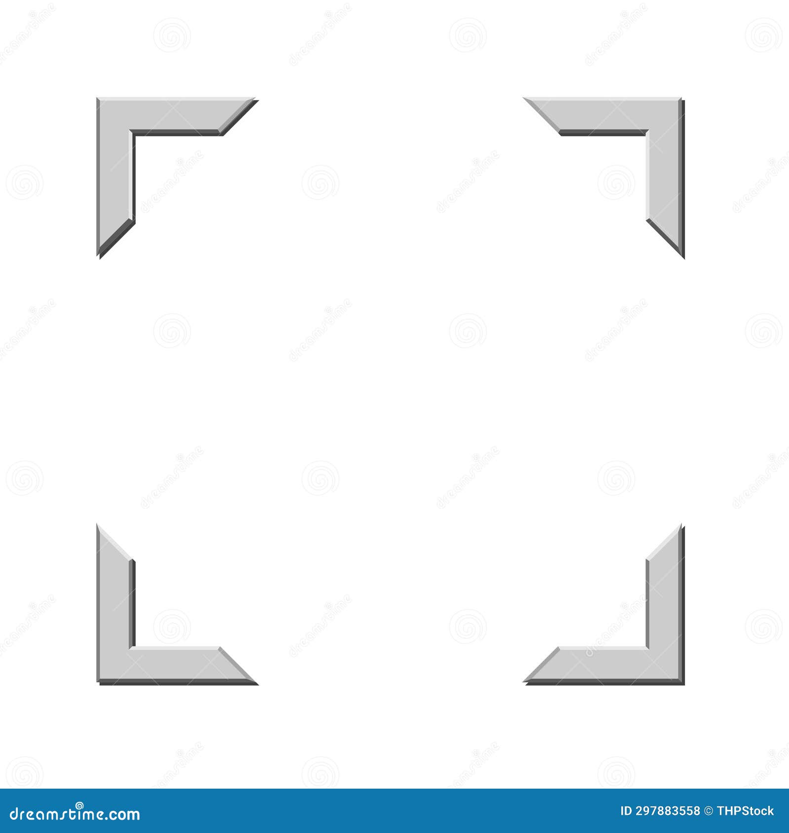 Photo Corners Vector Square Stock Vector - Illustration of corners ...