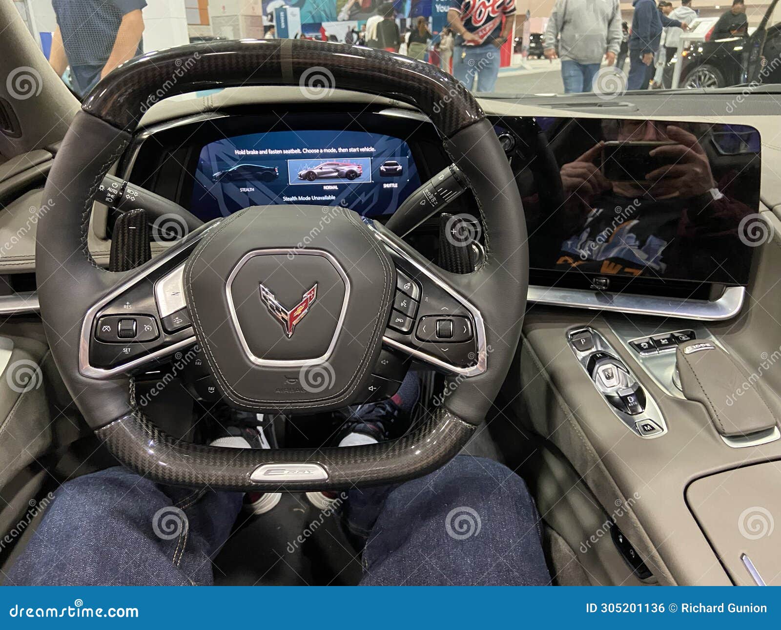 Corvette E-ray Interior at the Auto Show Editorial Photo - Image of ...