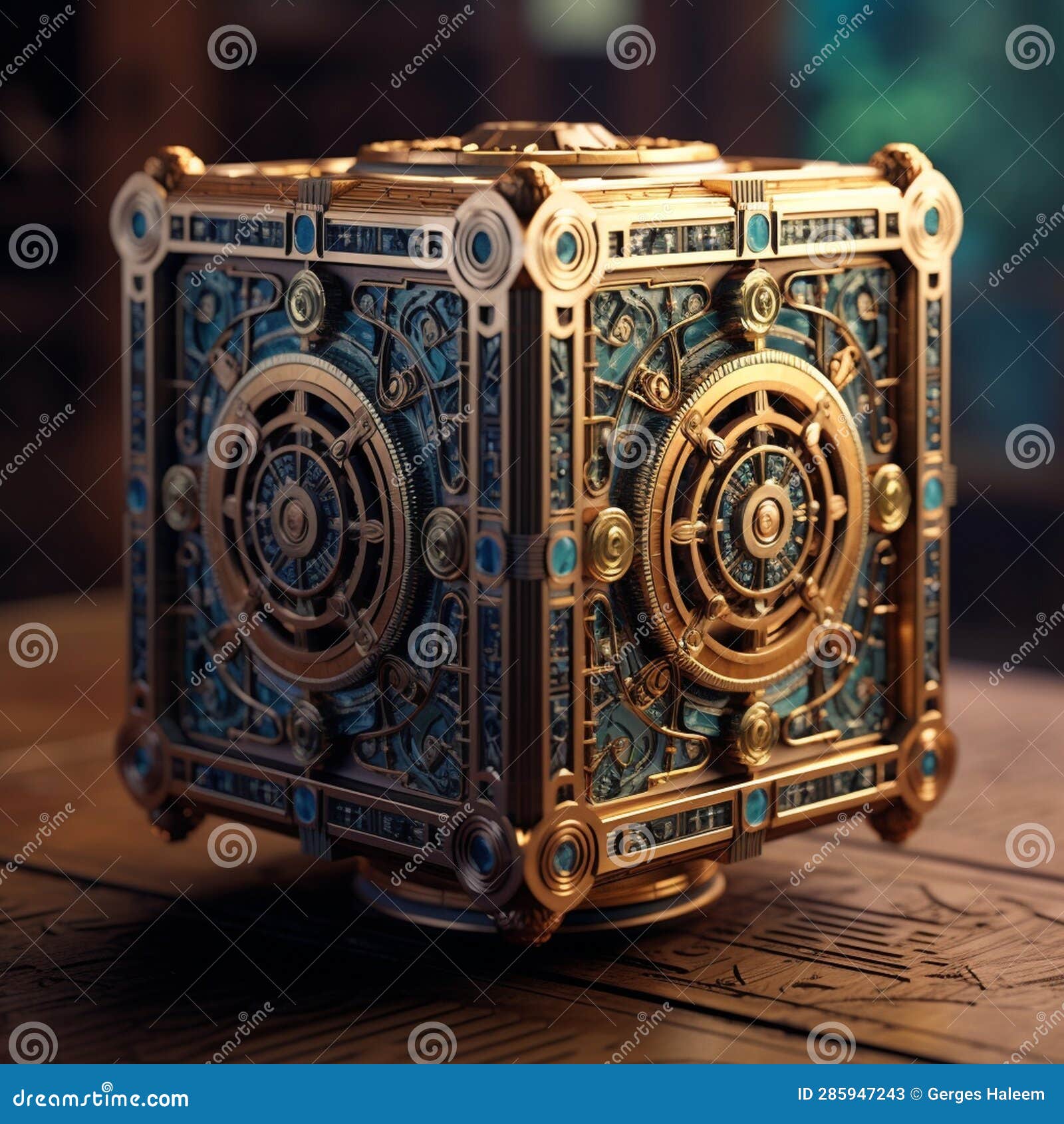 Photo Cube or Box Consists Matrix of Digitsfuturistic Modern ...