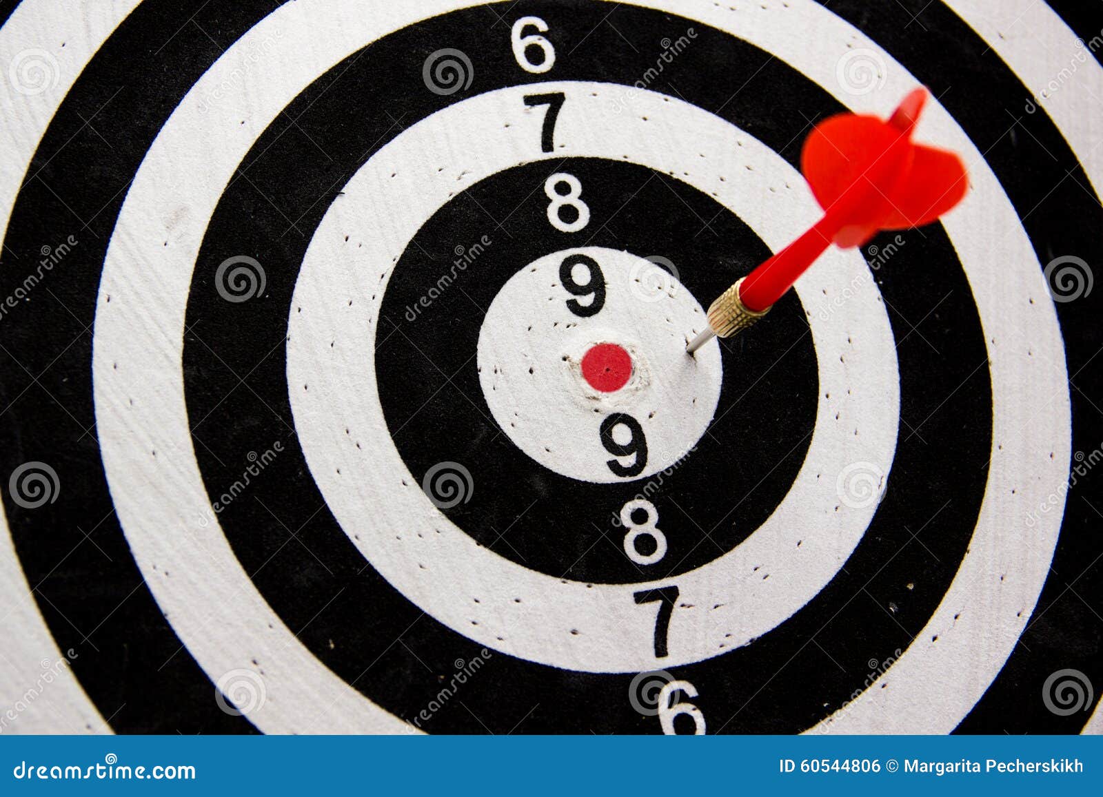 Photo of darts target stock photo. Image of arrow, center - 60544806