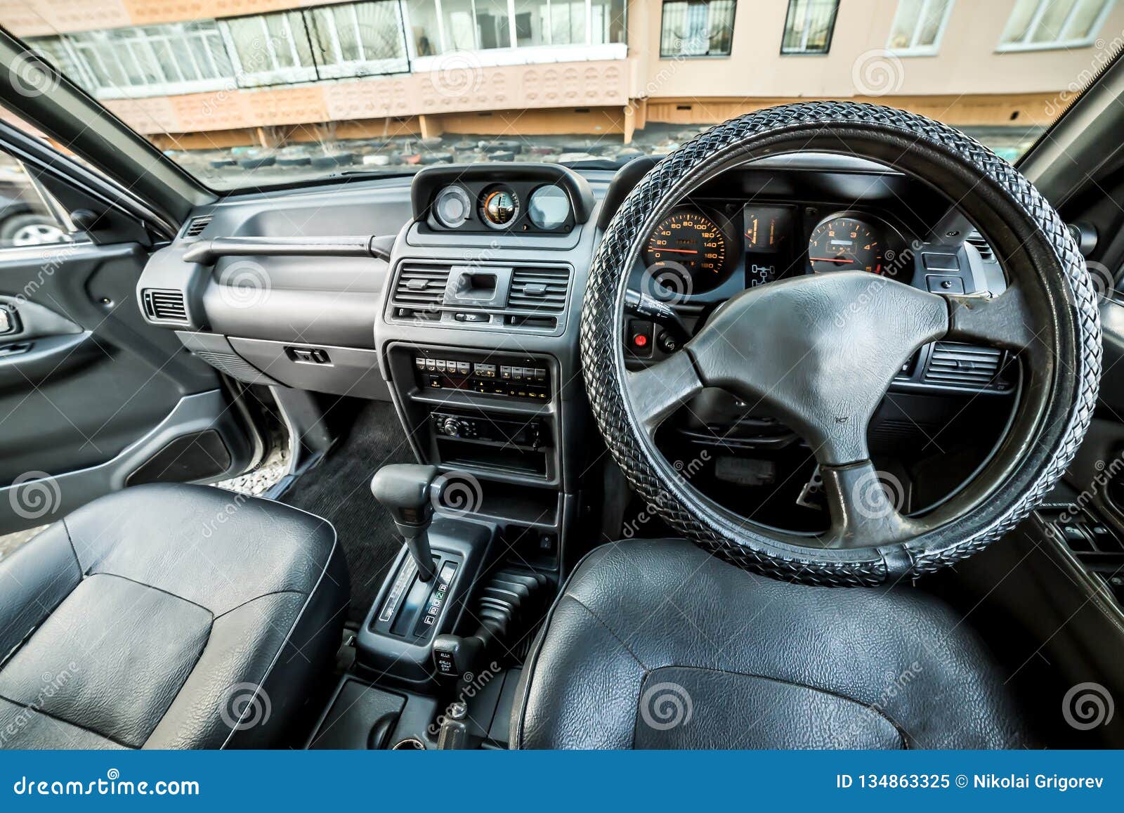 Photo of the Dashboard in the Car Stock Image - Image of interior ...