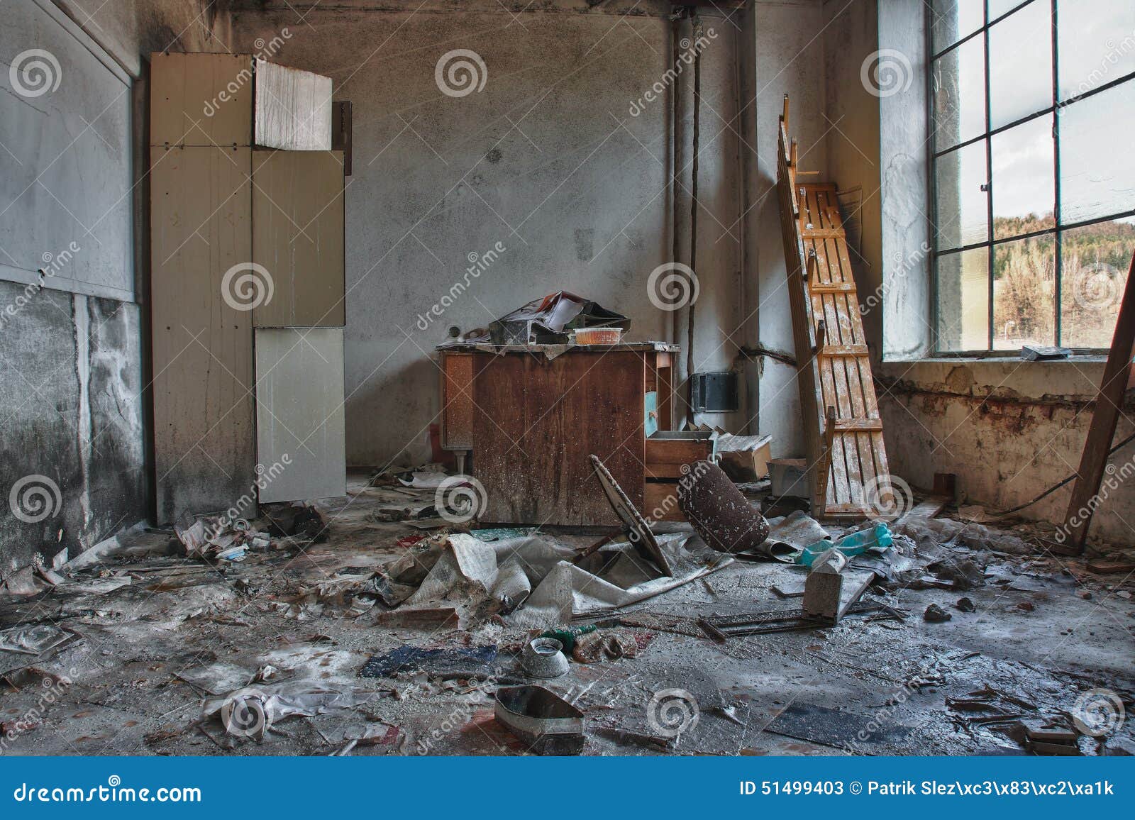 Photo from Demolition Textile Factory Stock Image - Image of hall ...
