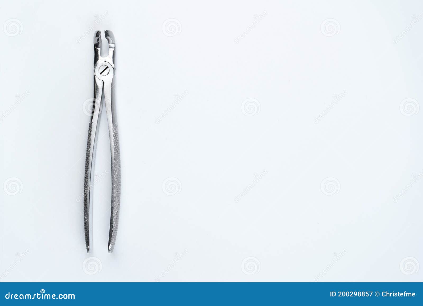 Photo of Dental Forceps on Isolated White Background Stock Image ...