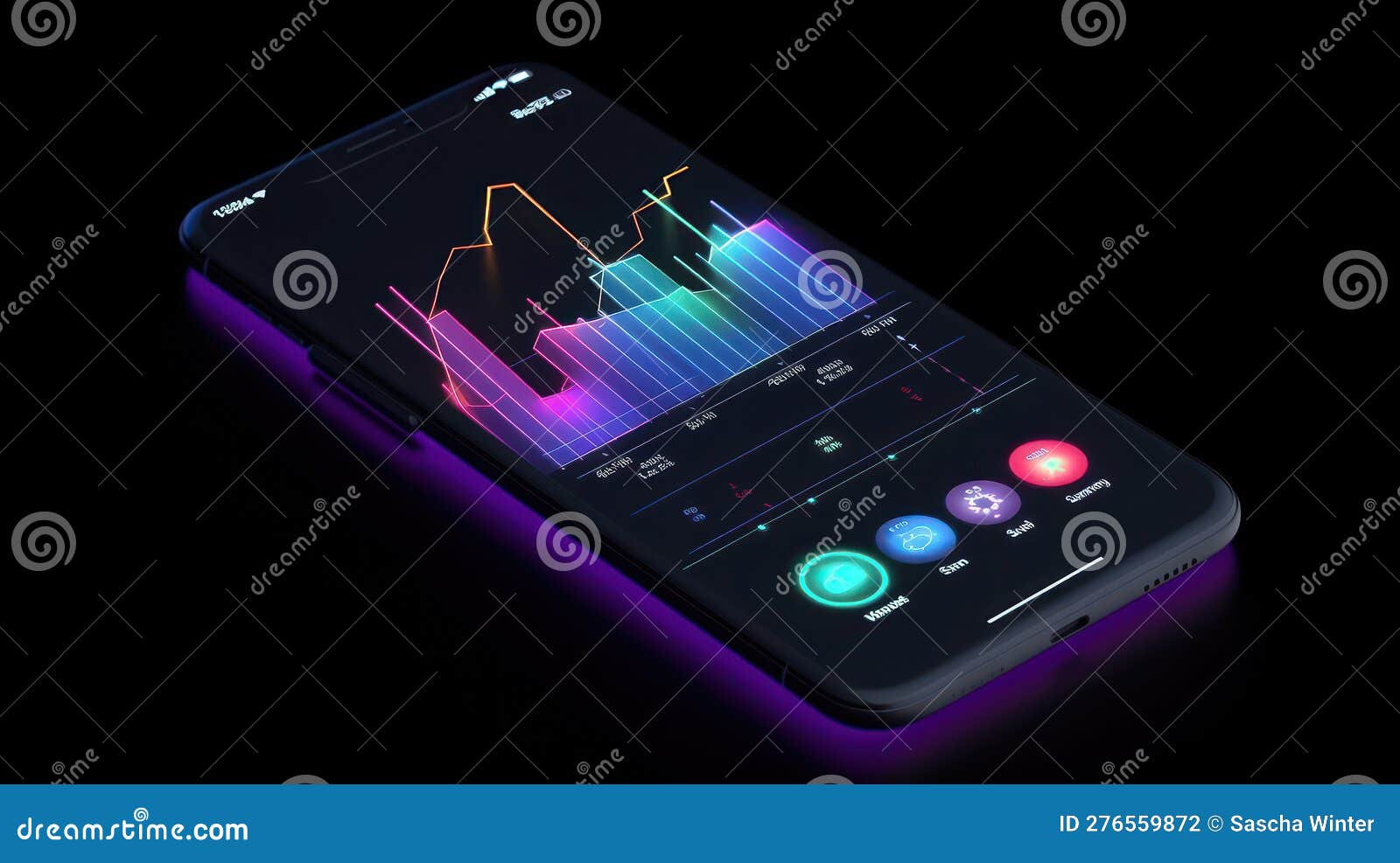 Mobile Analytics: the Key To Business Insights Stock Illustration ...