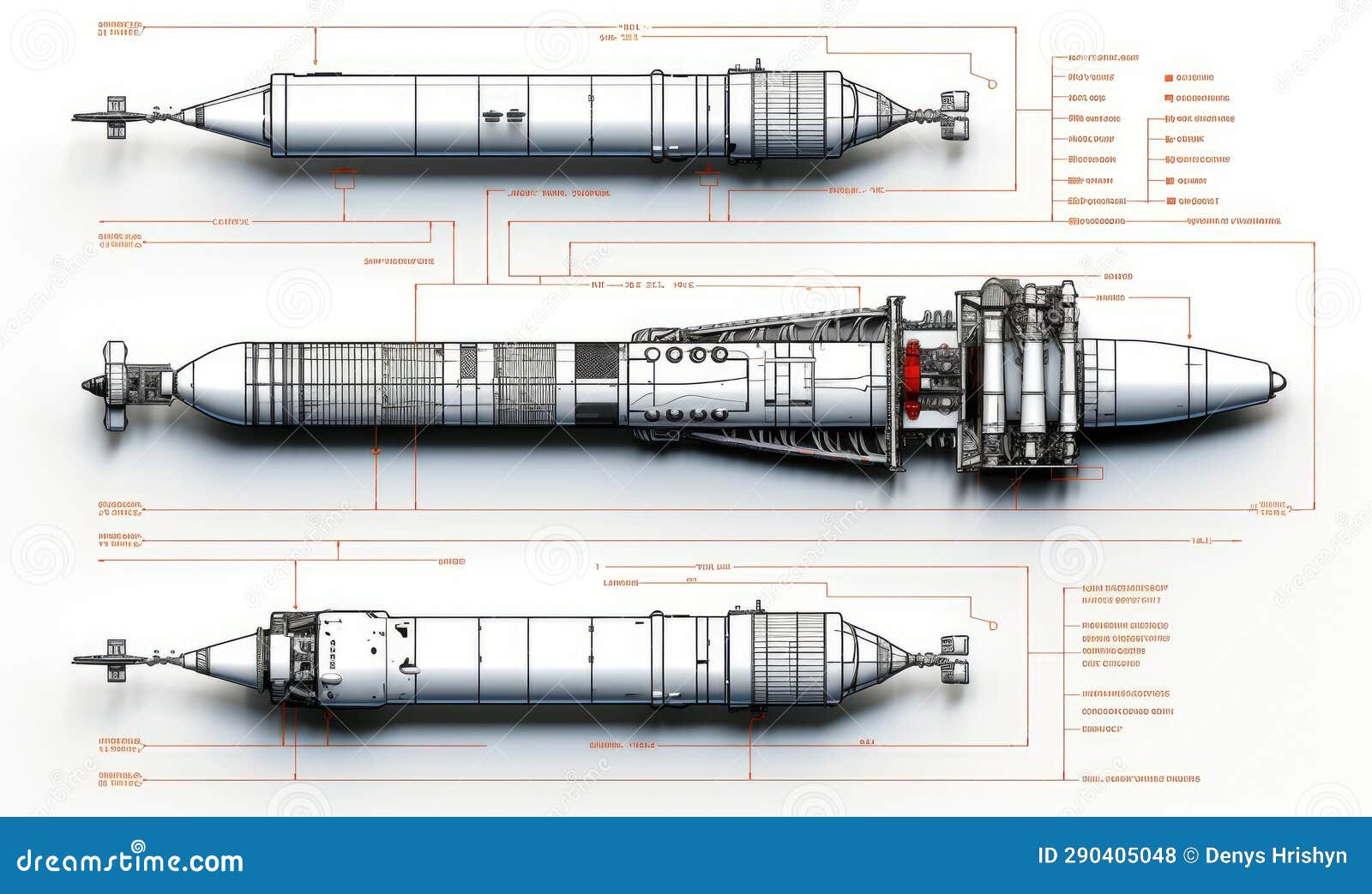 Photo of a Detailed Diagram of a Jet Engine and Its Components Stock ...