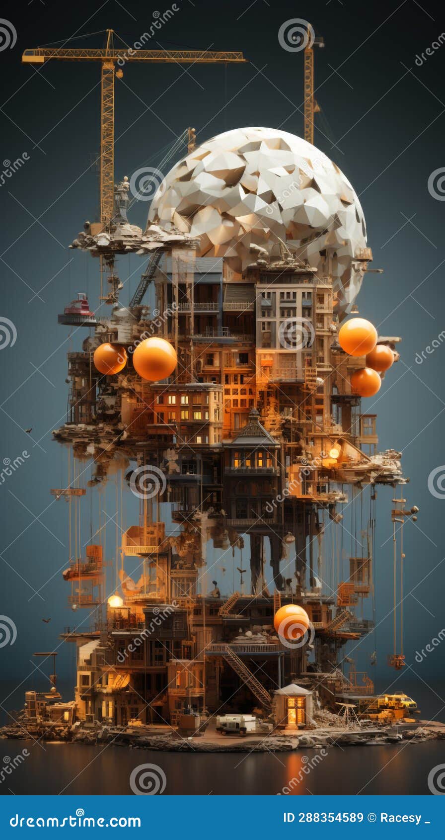 Photo Different Construction Accessories and Mini Construction Stock ...