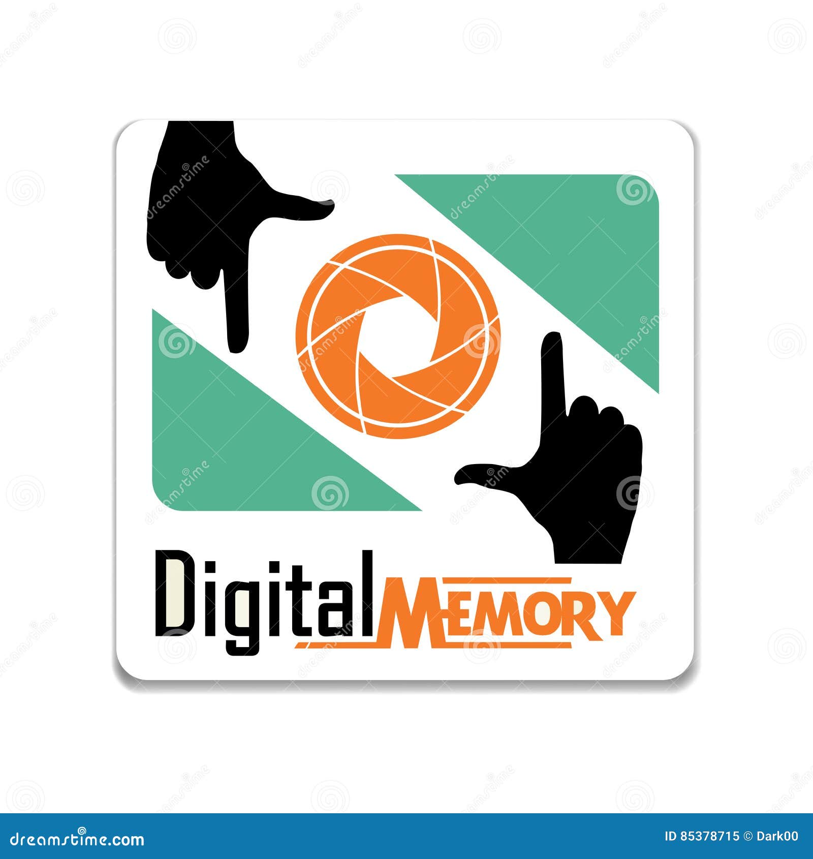 Photo Digital Memory LOGO stock vector. Illustration of abstract - 85378715