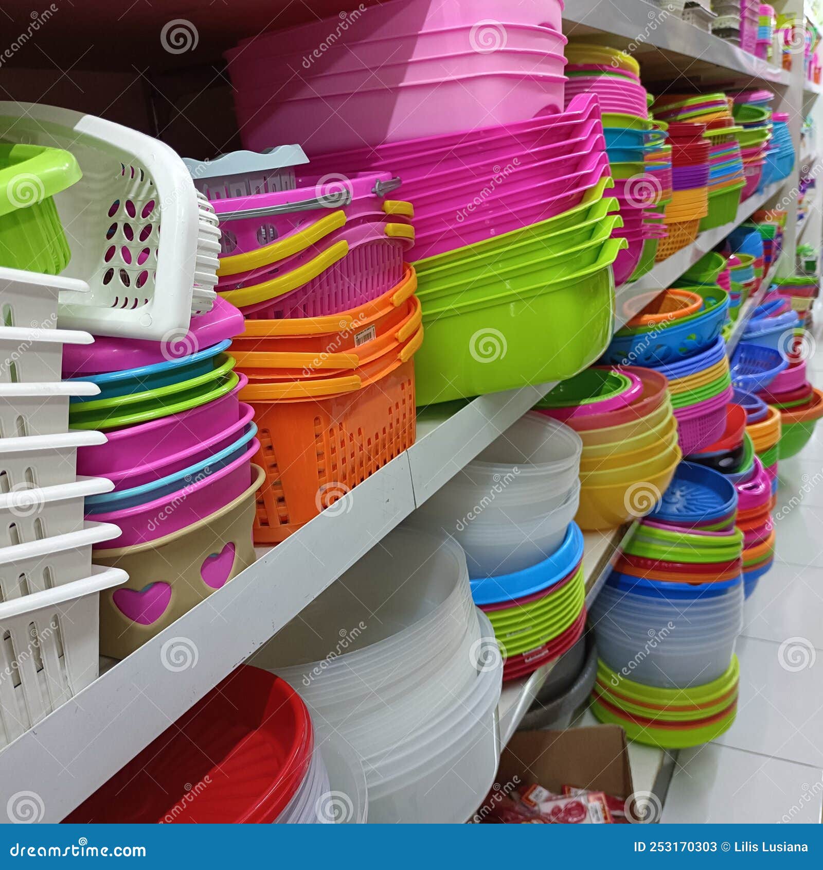 Photo of the Display of Various Kitchen Utensils in the Supermarket ...