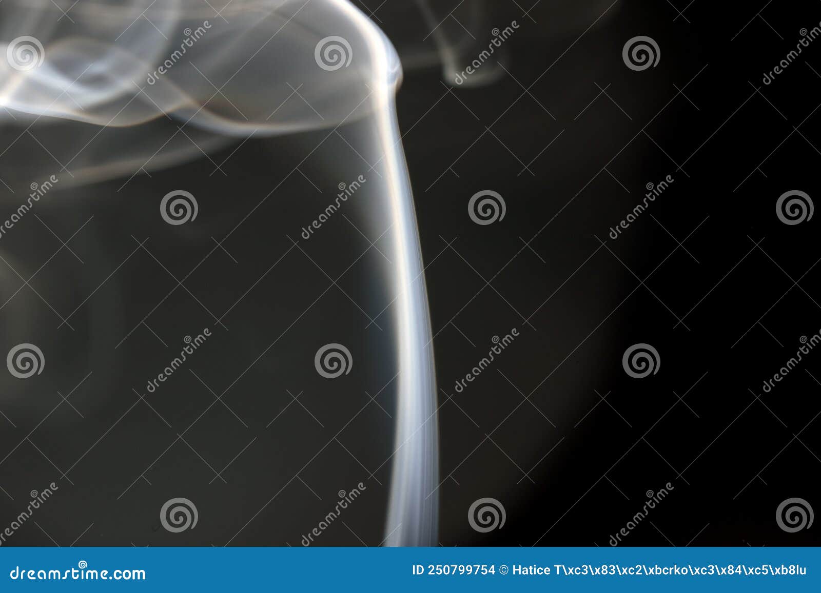 Photo of Drifting Smoke in the Dark, Background. Stock Photo - Image of ...