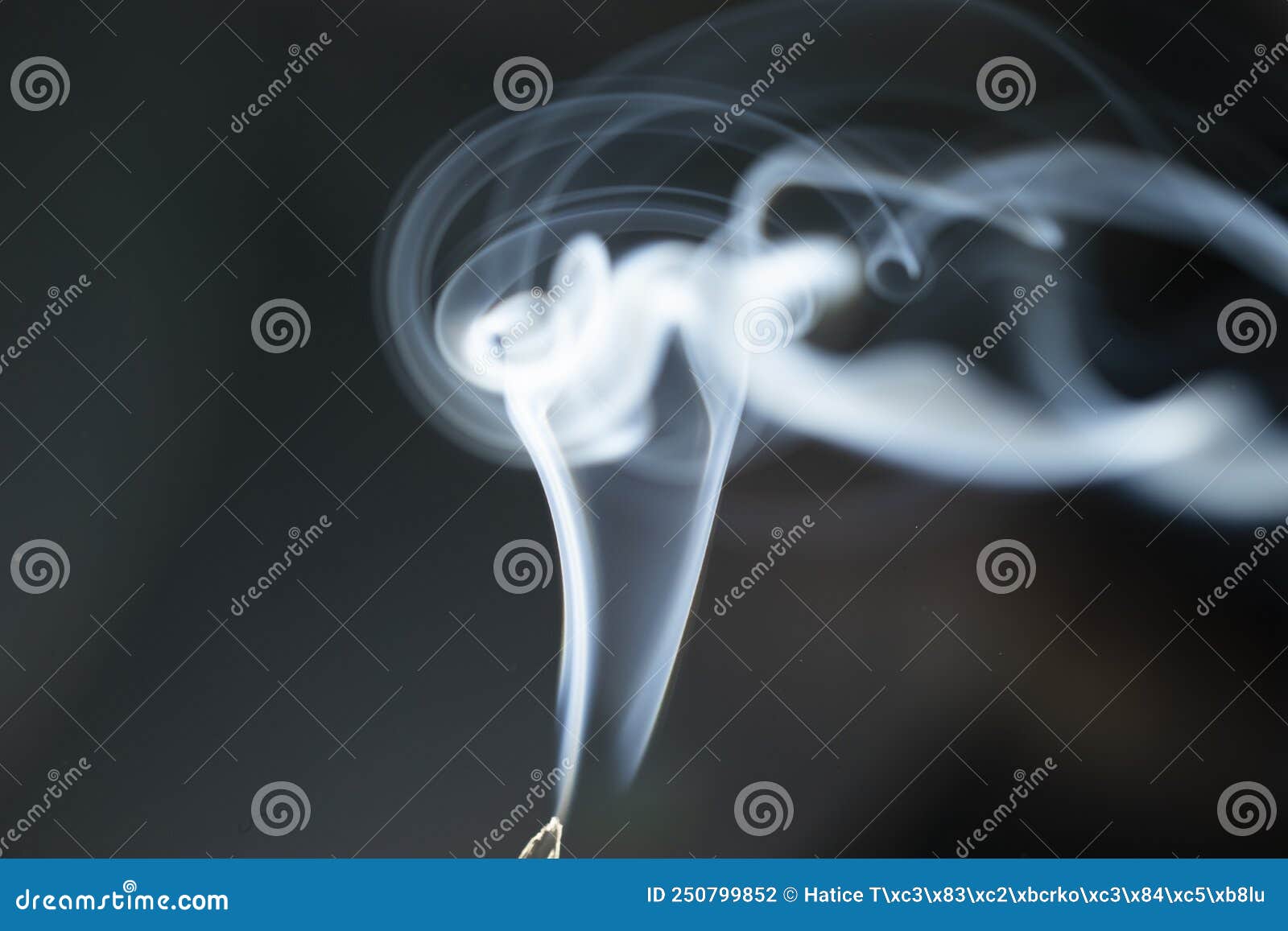 Photo of Drifting Smoke in the Dark, Background. Stock Photo - Image of ...