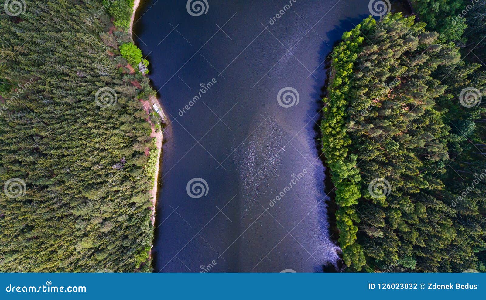 River with drone stock photo. Image of woods, drone - 126023032