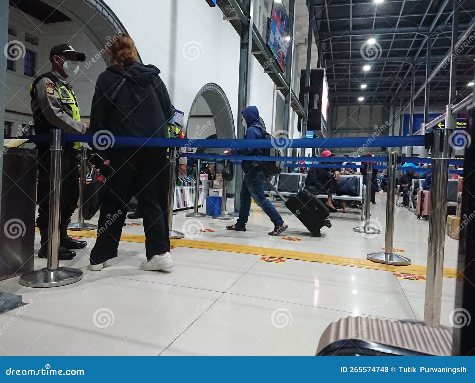 Photo Editorial, 07 November, Queueing People for Ticket Checking by ...