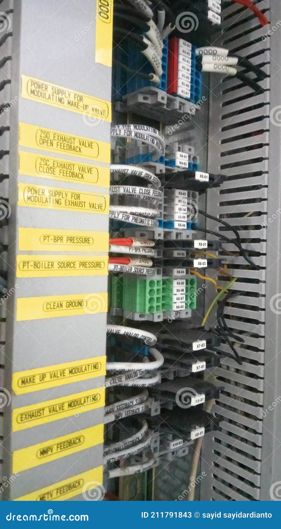 This is a Photo of the Electrical Circuit Inside the Main Panel Stock ...