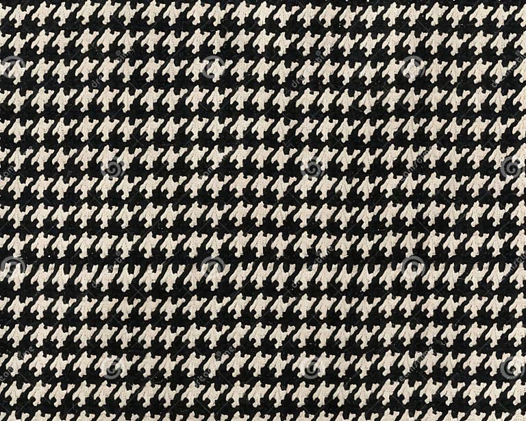 Photo of Elegant Houndstooth Pattern Texture with Classic Sharp Lines ...